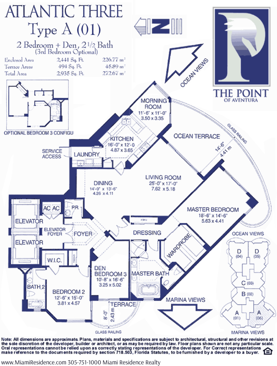 Atlantic III at the Point Condo for Sale and Rent in Aventura